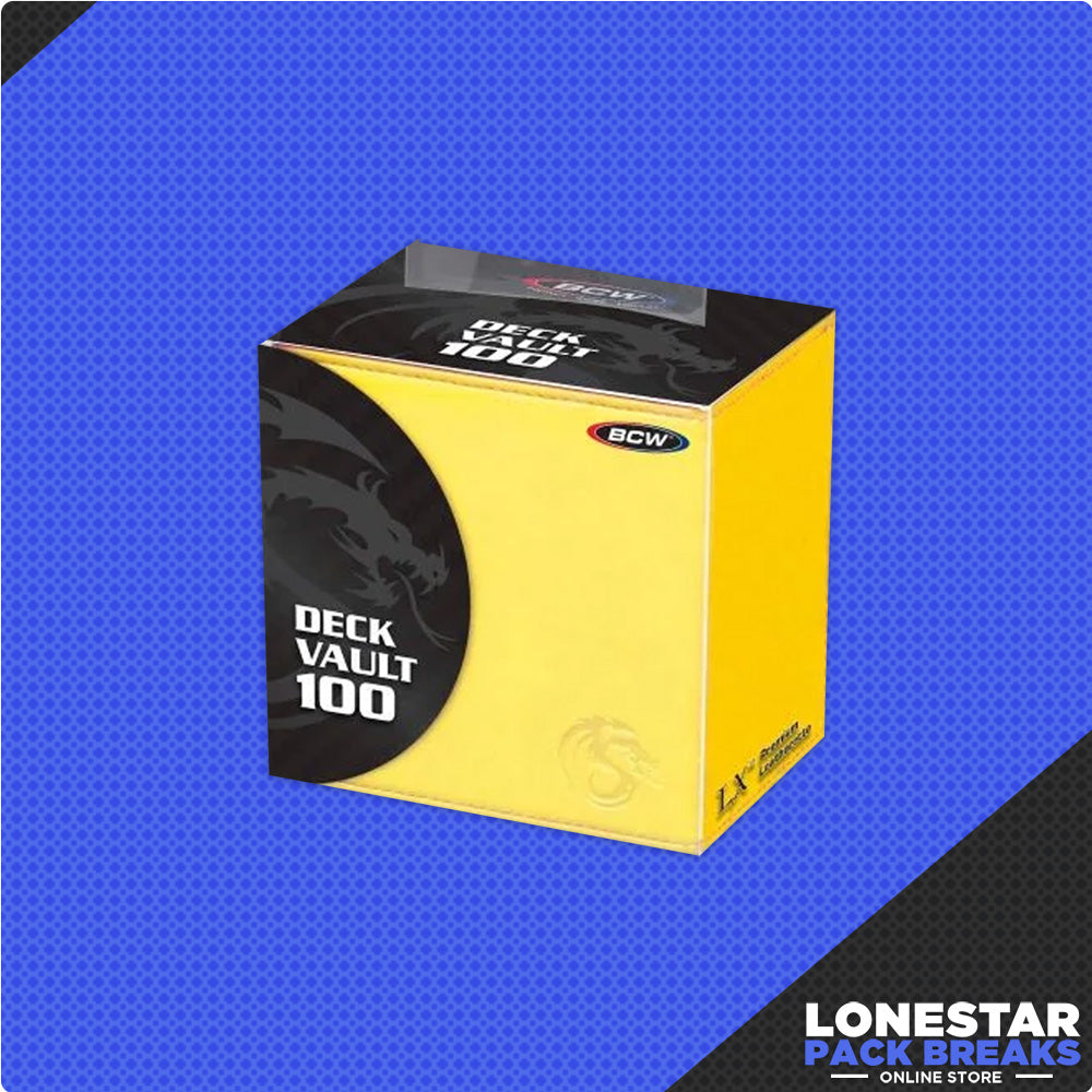 BCW Deck Vault 100 (Yellow)