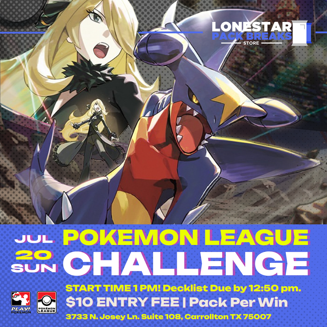 Pokémon TCG League Challenge SUNDAY JULY 20, 2025 [1 PM START]