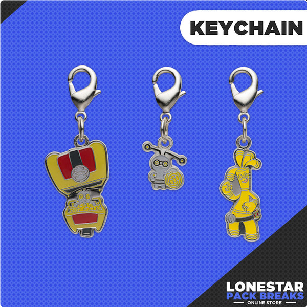 Pokemon Center Original Metal Charm Keychain Gimmighoul / Goldengo Evo